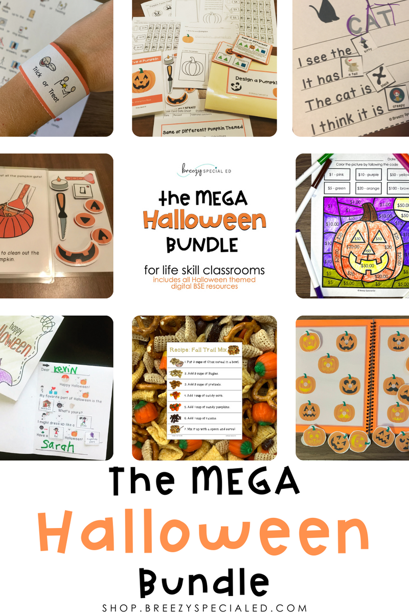 The Mega Halloween Bundle for Special Education – Breezy Special Ed