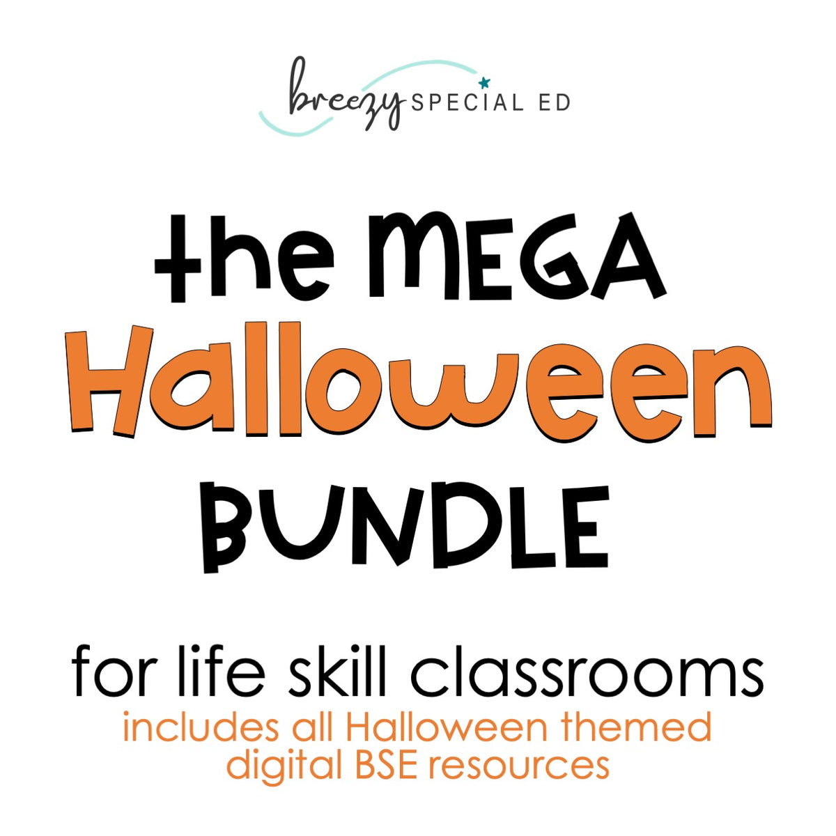 The Mega Halloween Bundle for Special Education – Breezy Special Ed