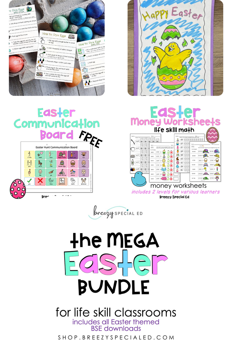 The Mega Easter Bundle for Special Education – Breezy Special Ed