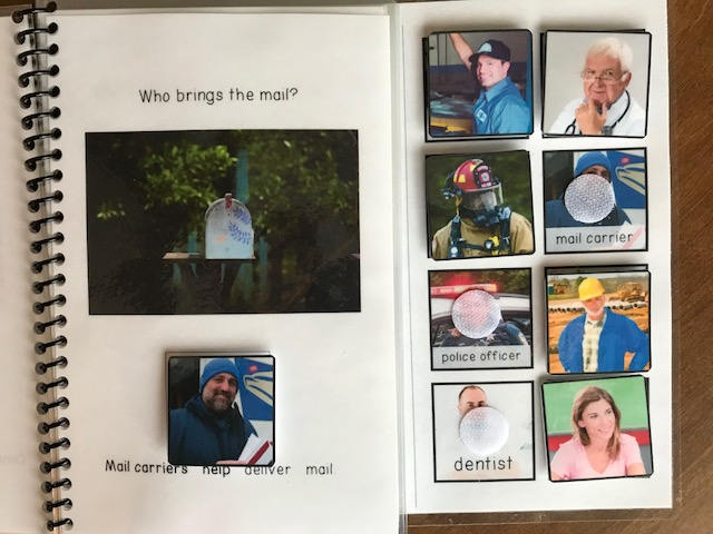 Community Helpers Mini Bundle - Adapted Book with Task Cards - Fully P ...