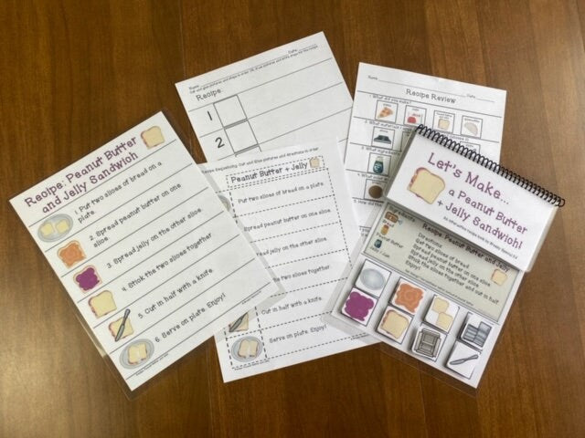 Visual Recipes for Peanut Butter and Jelly Sandwich and More! Special ...