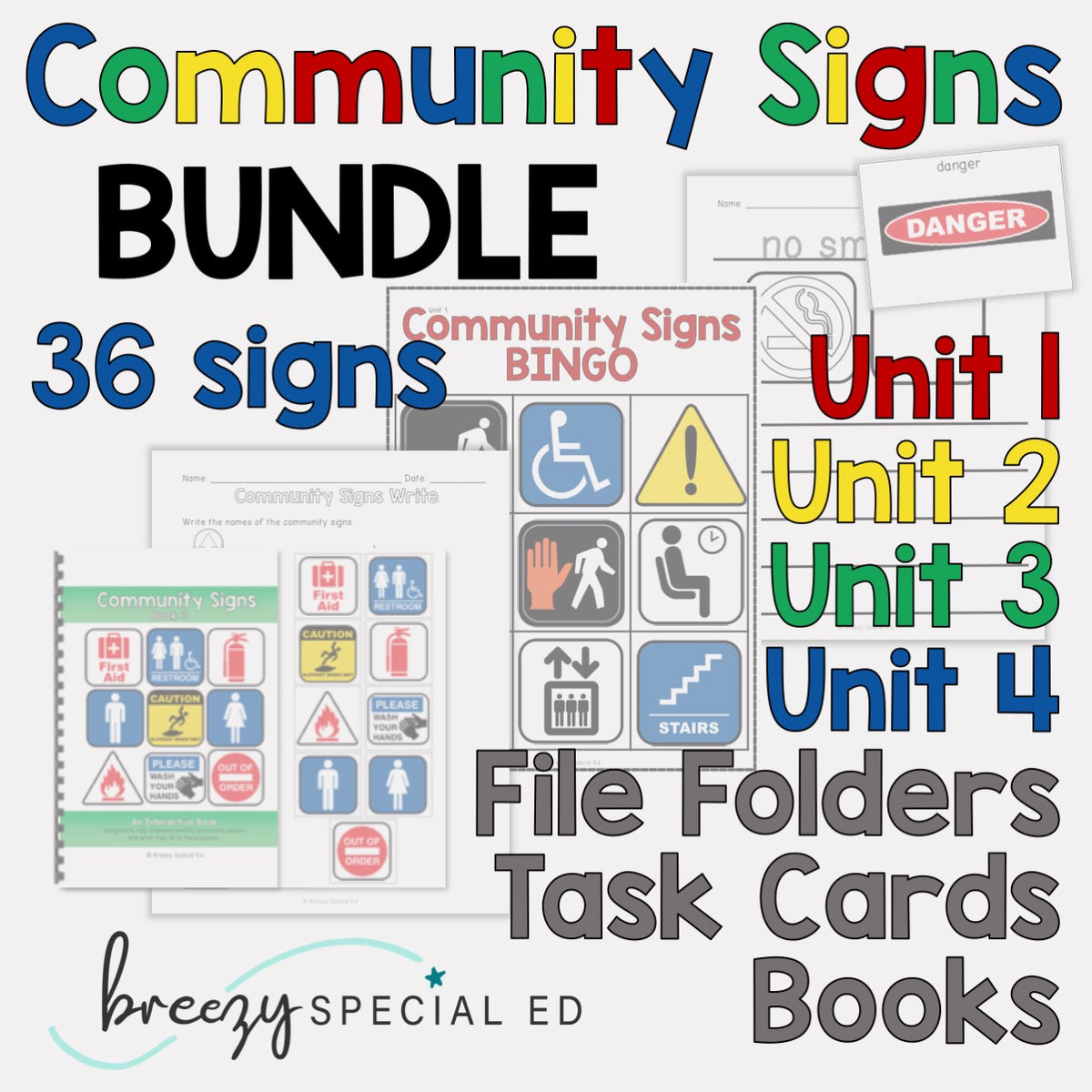 Community Signs BUNDLE for Special Ed – Breezy Special Ed