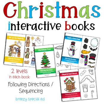 Digital and Printable BUNDLE: Christmas Direction Interactive Books ...