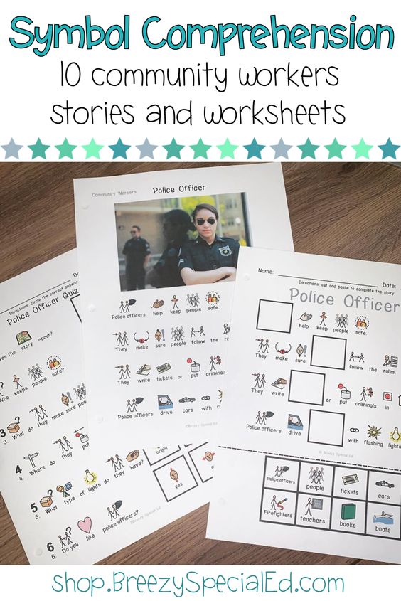 Community Workers - Symbol Supported Picture Reading Comprehension ...