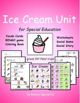 Ice Cream Unit for Community Trips {special education} – Breezy Special Ed