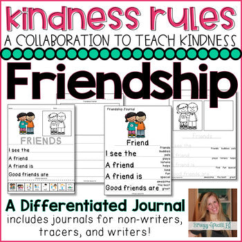 KindnessRules : FREE Friendship Differentiated Journals (Special Educa ...