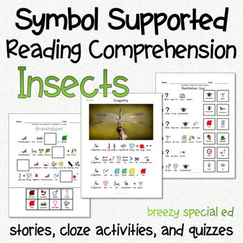 Insects - Symbol Supported Picture Reading Comprehension for Special E ...