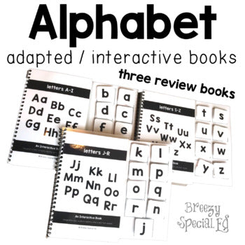 Alphabet Adapted Books (3 Review Books ONLY) REAL PICTURES – Breezy ...