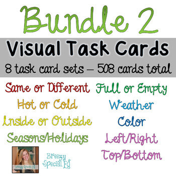 Visual Life Skill Task Cards *SECOND BUNDLE* for special education ...