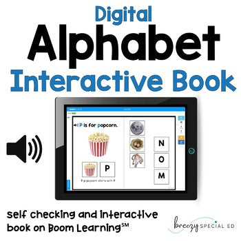 Digital Alphabet Book on Boom Learning (includes audio) – Breezy Special Ed