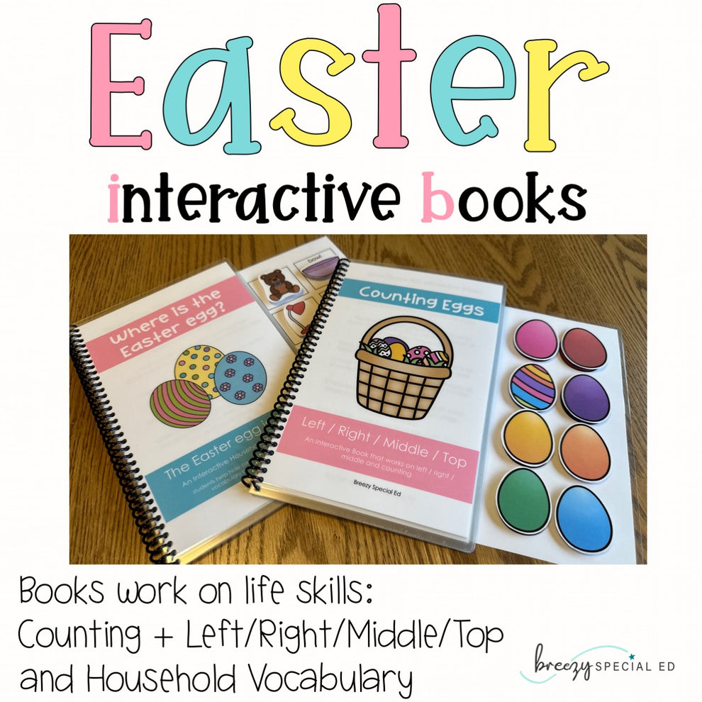 Easter Adapted Books for Special Education | Autism Reading Activities ...