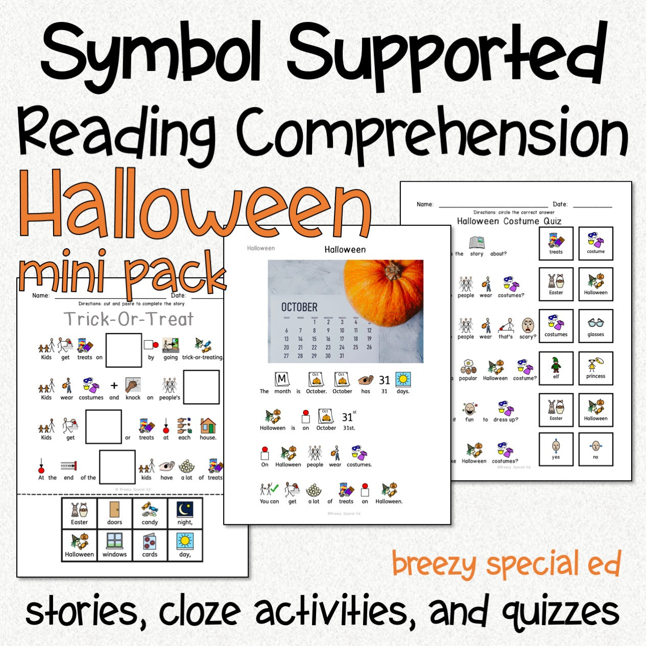 Halloween Resources for Special Education – Breezy Special Ed