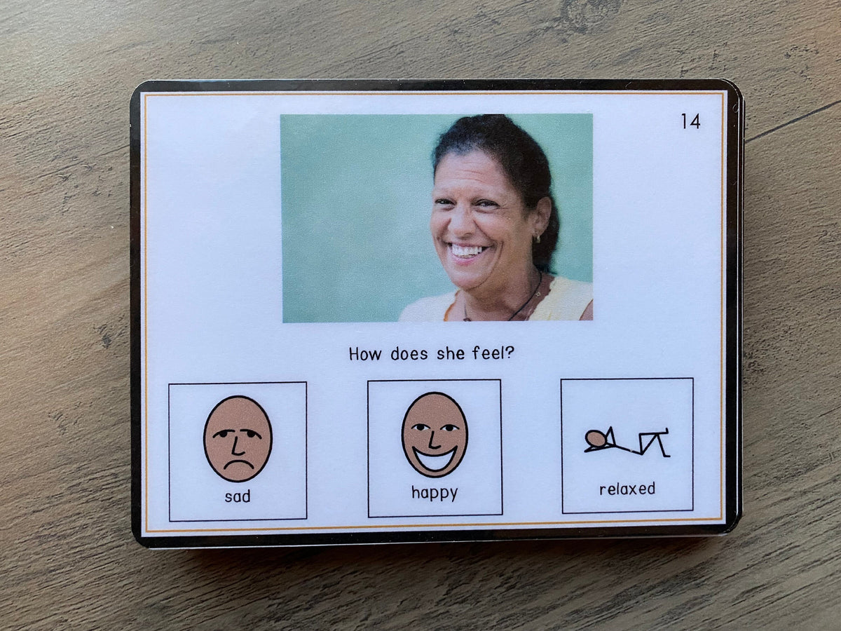 Emotions and Feelings task cards for autism and special education ...