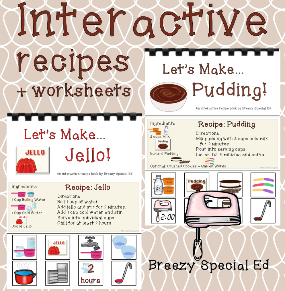 Interactive Cooking Lessons: Visual Recipes for Pudding and Jello - Sp ...