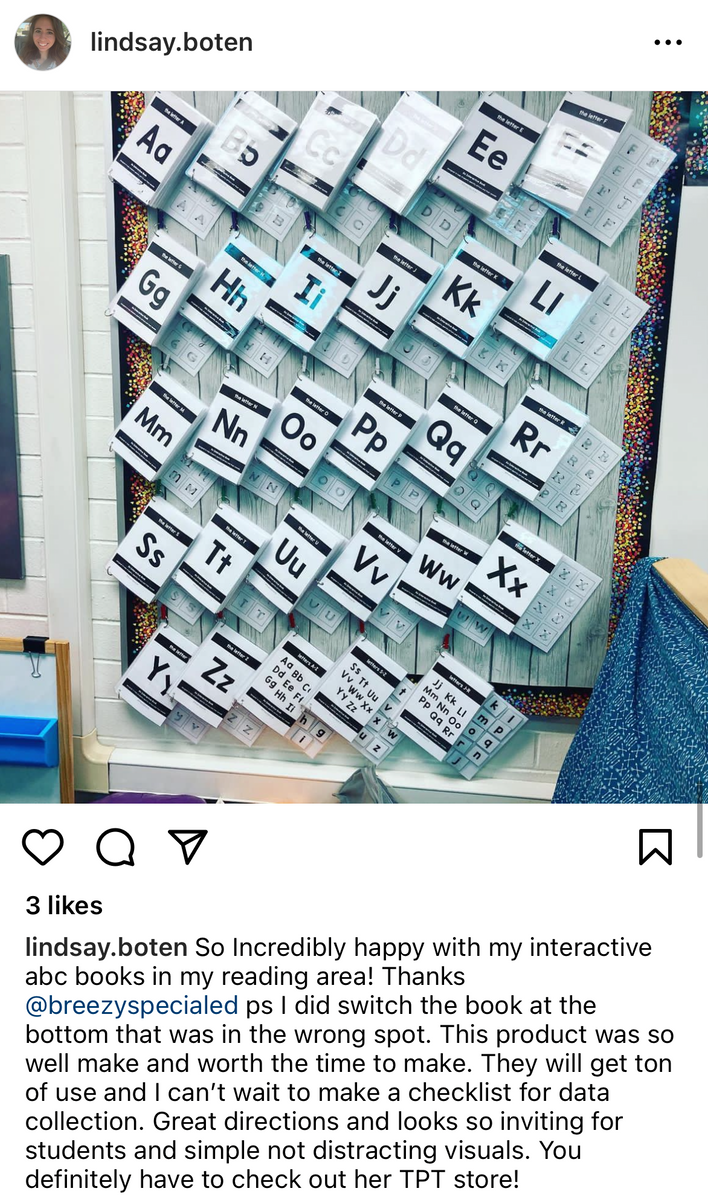 Alphabet Adapted Interactive Books with REAL PICTURES – Breezy Special Ed