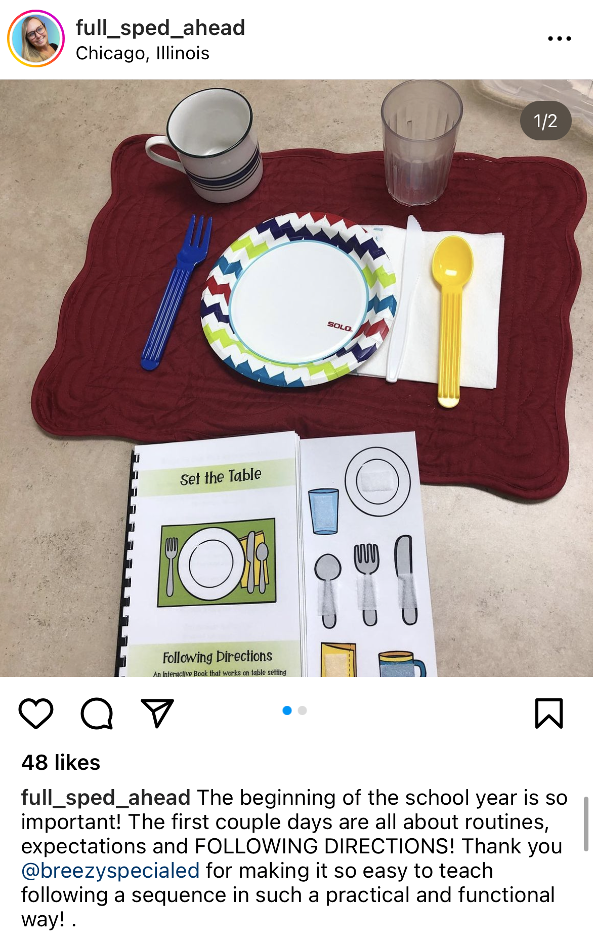 Food Adapted Books Following Directions (Left / Right and More) for Sp ...