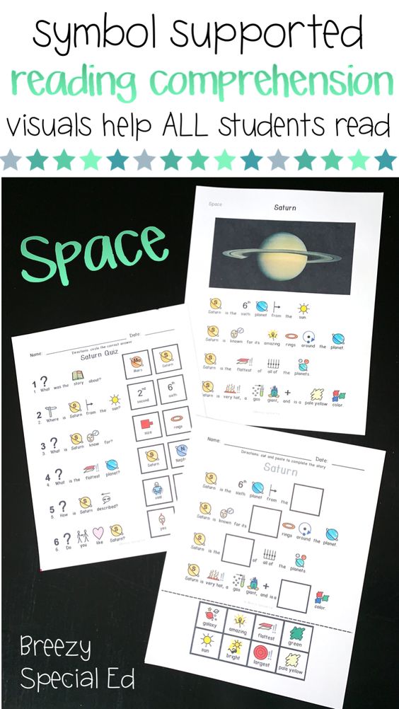 Space - Symbol Supported Picture Reading Comprehension for Special Edu ...