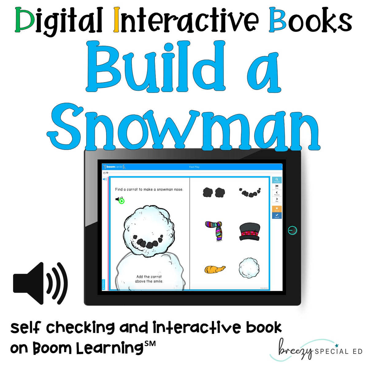 Digital Interactive Christmas Books with Audio on Boom Cards™ – Breezy ...