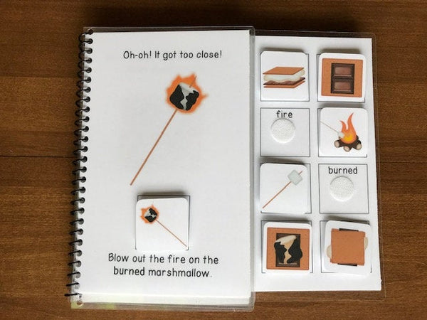 S'mores Visual Recipe and Adapted Book for Special Education - Fully P ...