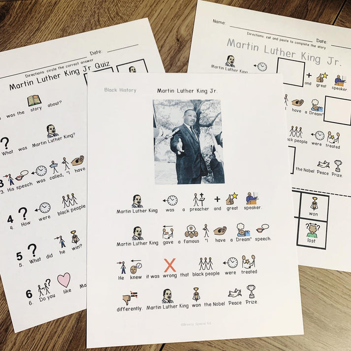 Symbol Supported Reading Comprehension Bundle | Special Education Read ...