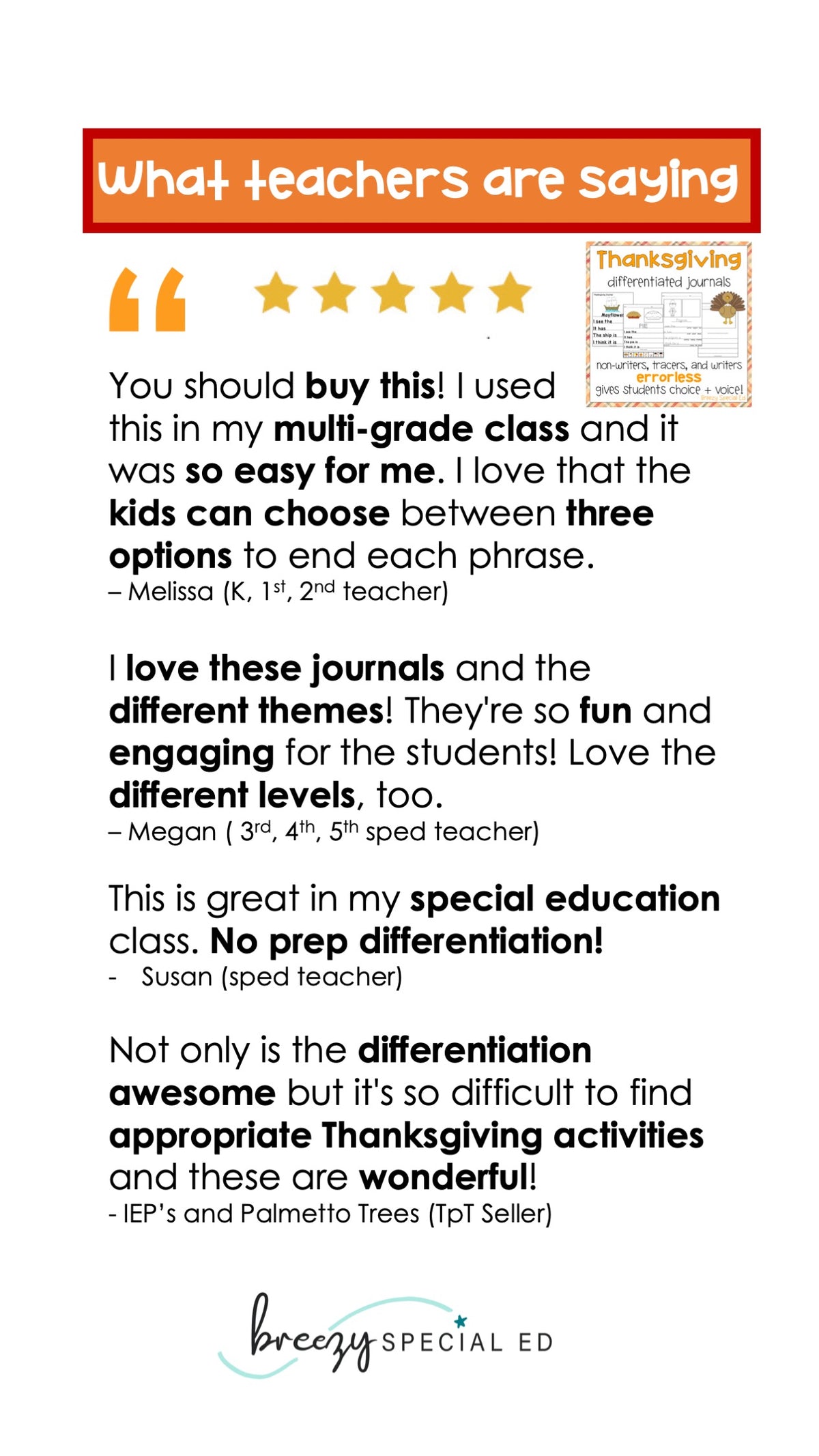 Fall and Thanksgiving Journals: Errorless Writing Activity for Special ...